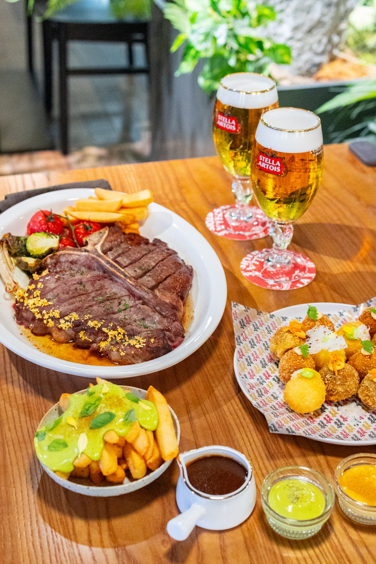 이태원 데이트 맛집 프리츠 아르투아 티본스테이크 스텔라 아르투아 맥주 네이버 블로그