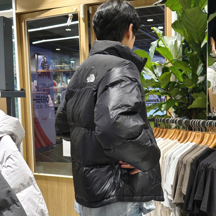 남자 유행 노스페이스 눕시 패딩 자켓 착샷 And 사이즈 후기⭐뜻 노벨티 온볼 숏패딩 크롭 네이버 블로그