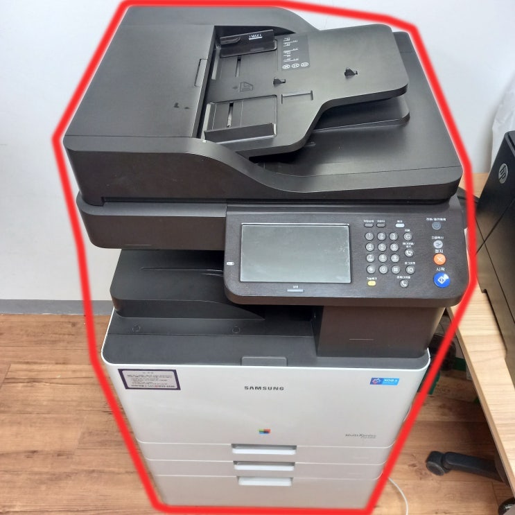 삼성 A3 컬러 복합기 SL-X3220NR 가성비 좋은 임대 렌탈 / 경기도 안성시 원곡면 세라믹 가공업체 기계 업그레이드 설치 / 과천시 갈현동 건축 현장 사무실 단기 ...