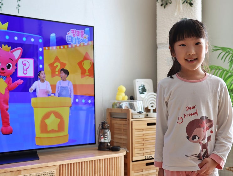 지니 Tv 키즈랜드 핑크퐁 한글놀이터 도요새 잉글리시로 유아 한글영어 공부해요 네이버 블로그
