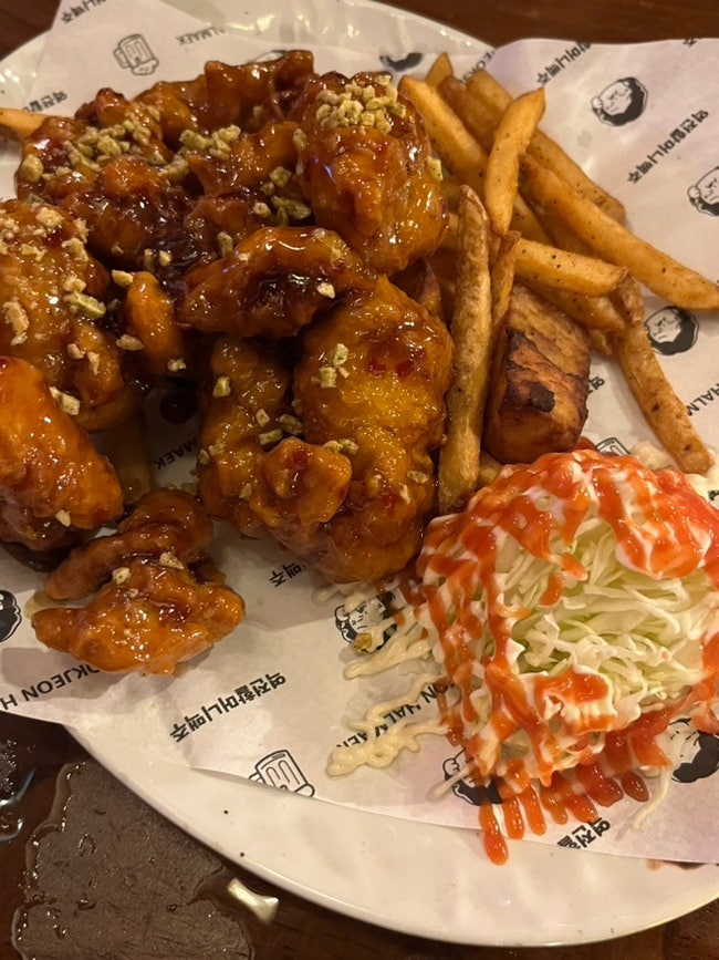 경기도 정자역 역전할머니맥주치즈라볶이 마늘간장순살치킨 할맥 옐로우유자하이볼 네이버 블로그