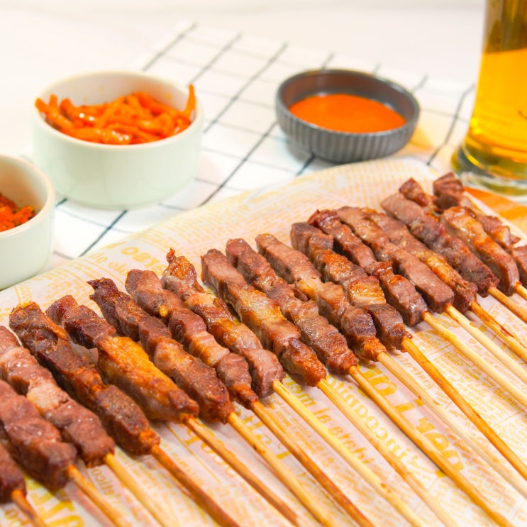 캠핑꼬치 구이 만드는법 대용량 에어프라이어오븐 다이어트안주 캠핑술안주 양꼬치 양고기효능 머튼 램 차이 네이버 블로그