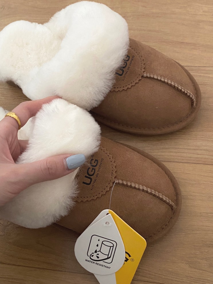 Ugg 어그 양털 슬리퍼 체스넛 37사이즈 어그 세일and할인 꿀팁 베어파우에서 갈아타기겨울철 필수템🐏⛄️ ️ 네이버 블로그