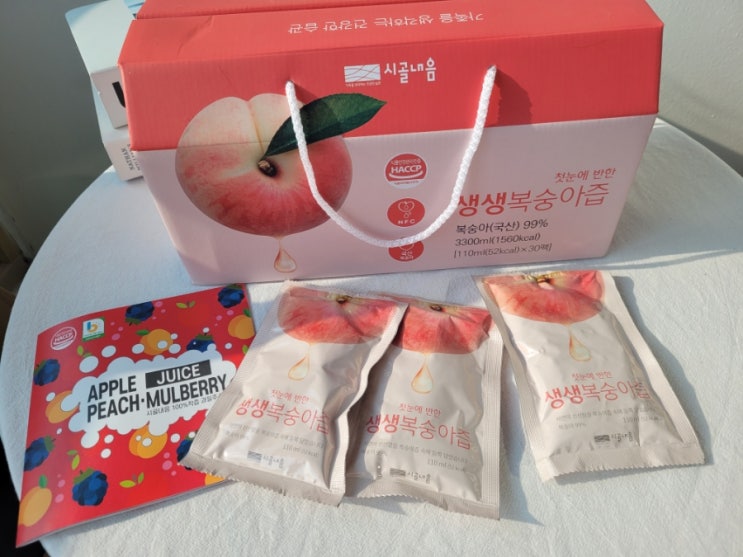 아기 복숭아 먹는시기 복숭아 효능 알고 마시는 아이 간식 시골내음 생생복숭아즙 네이버 블로그