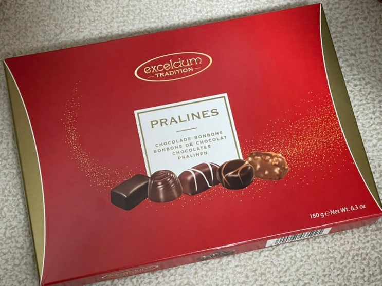 엑셀시움 프랄린 초콜릿(Excelcium Pralines) 후기 : 네이버 블로그