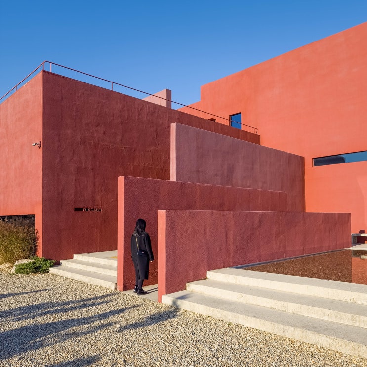 강렬한 색의 외관과 세세한 내부 디테일이 조화를 이루는 고양시 카페 '디스케이프(D-SCAPE)' : 네이버 블로그