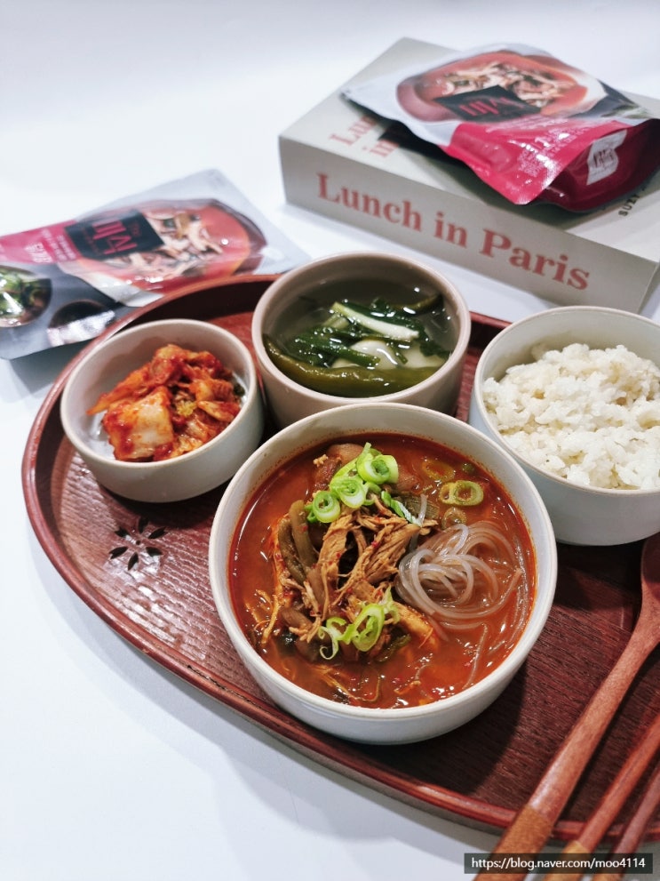 닭육개장 더미식 닭개장 맛있게 먹고 자취생 요리 추천 네이버 블로그