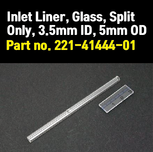 221-41444-01 Shimadzu GC Inlet Liner, Glass, Split Only, 3.5mm ID, 5mm ...