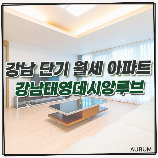 서초동 한달 단기임대 가능한 월세 아파트 강남태영데시앙루브 네이버 블로그