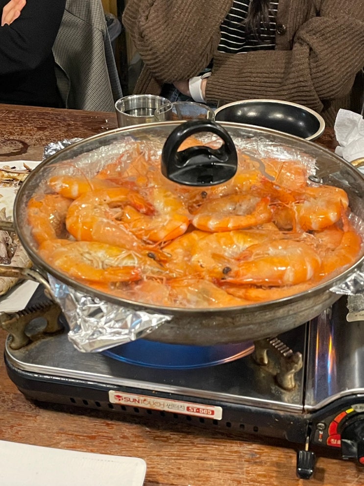 군포 금정 금정어시장 : 제철 대하 소금구이를 맛볼수있는 새우구이 맛집 술집 : 네이버 블로그