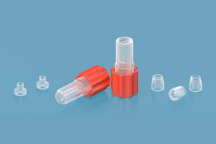 [Fitting] Pre-torque Flangeless Fittings two-piece set UNF나사탭 연결 아답터 피팅 ...