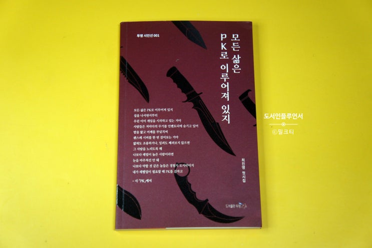 시집 추천 모든 삶은 PK로 이루어져 있지 최진영 시집 투명 출판사 : 네이버 블로그