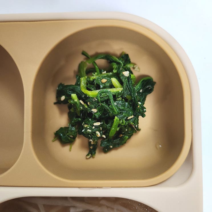 돌아기 반찬 아기 시금치무침 저염으로 쉽고 간단하게 만들기 네이버 블로그