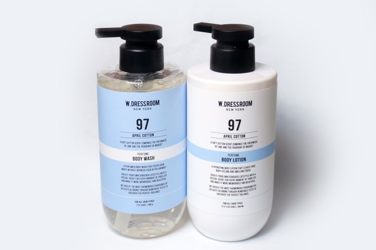 퍼퓸 바디로션 & 바디워시, 더블유드레스룸 에이프릴코튼 : 네이버 블로그