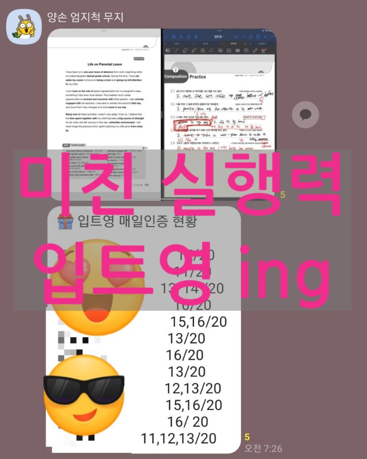 성인 직장인영어회화 스터디 Ebs입트영 미친 실행력 후기 And 11월 영어표현 네이버 블로그