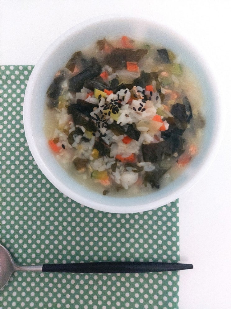 미역죽 만드는법 야채죽 끓이는법 만들기 죽종류 찬밥요리 속편한 한그릇 음식 아침메뉴 네이버 블로그
