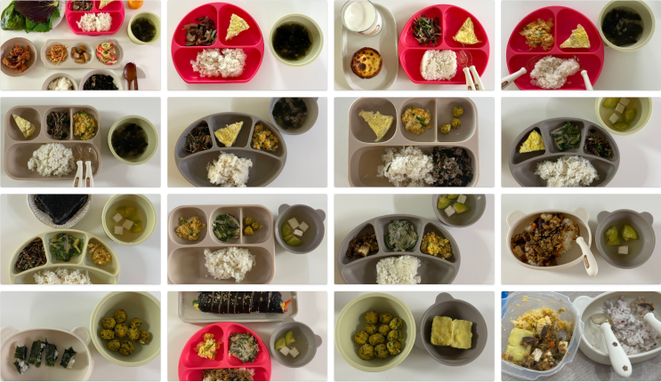11개월 유아식 식단 식판샷 - 일주일 현실 식단표 공유 : 네이버 블로그