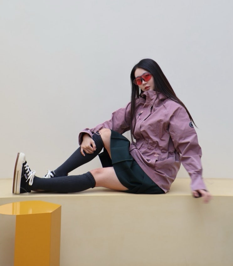 고프코어 룩 뜻에 딱 쉘코퍼레이션 겨울 여자 등산복 바람막이 자켓 추천 코디 네이버 블로그