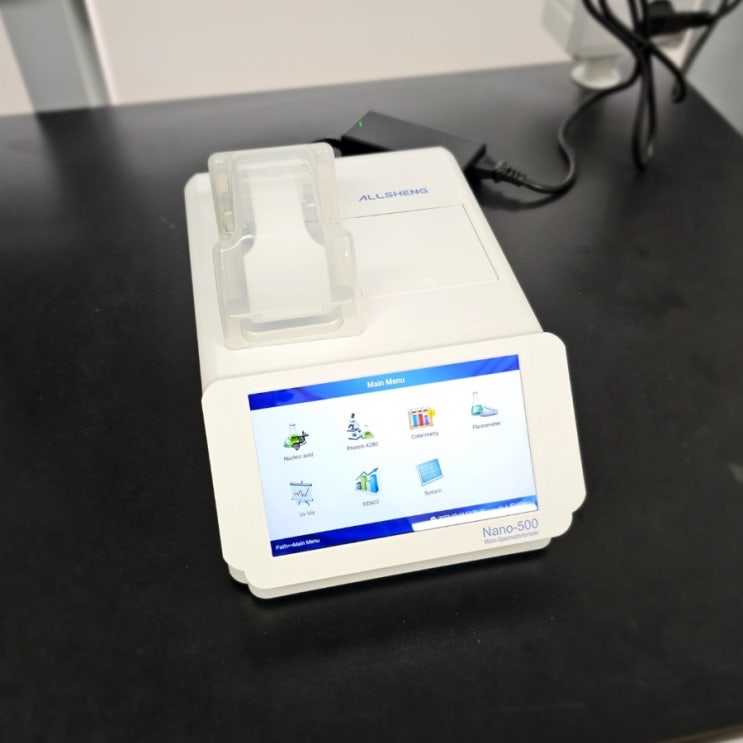 NANO-500 : Nano Spectrophotometer, Drop OD600 fluorometer (형광) 측정이 가능한 ...