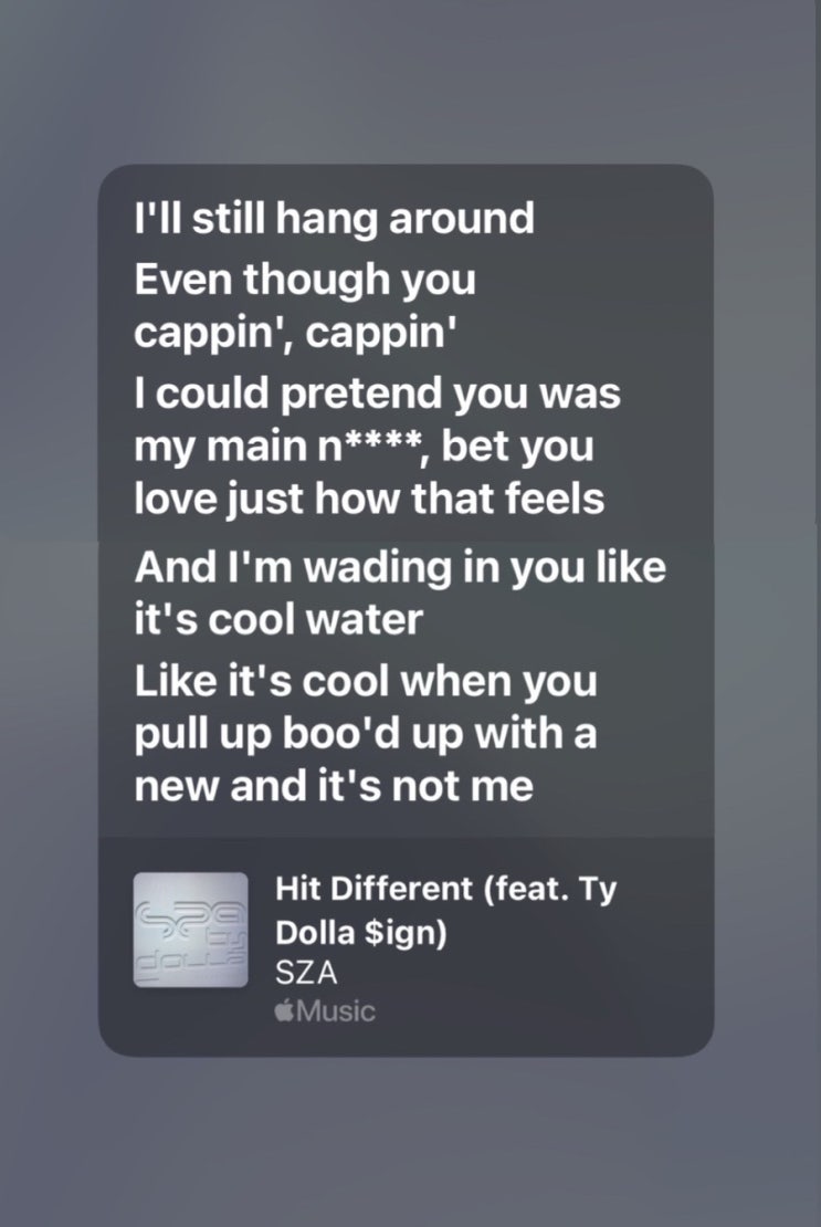 Hit different /SZA : 네이버 블로그