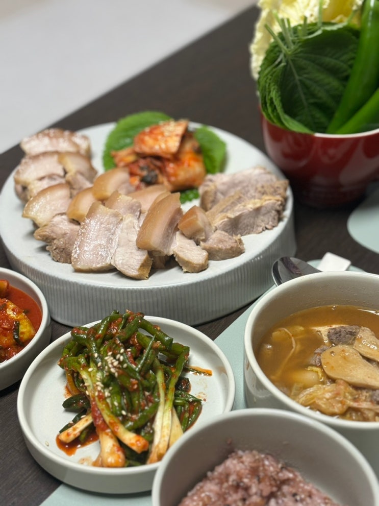 시농일기 14. 감기 떨어트리려 차려먹는 신혼밥상 : 네이버 블로그