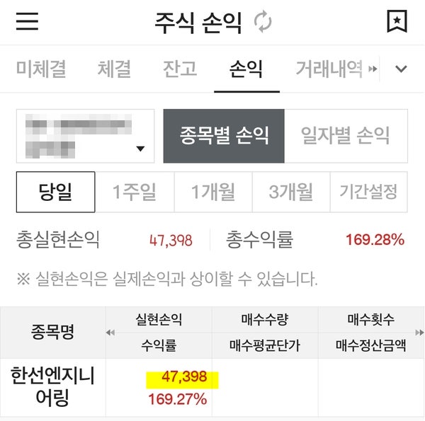 한선엔지니어링 공모주 매도 : 네이버 블로그