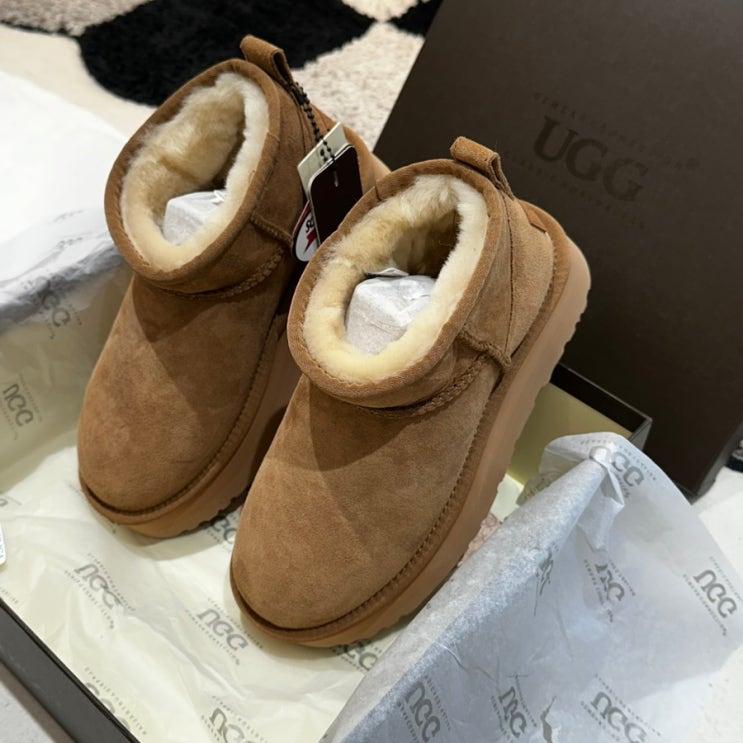 Ugg 호주어그 클래식 울트라 미니 플랫폼 체스트넛 개귀여움 ️ 직구 언박싱 네이버 블로그