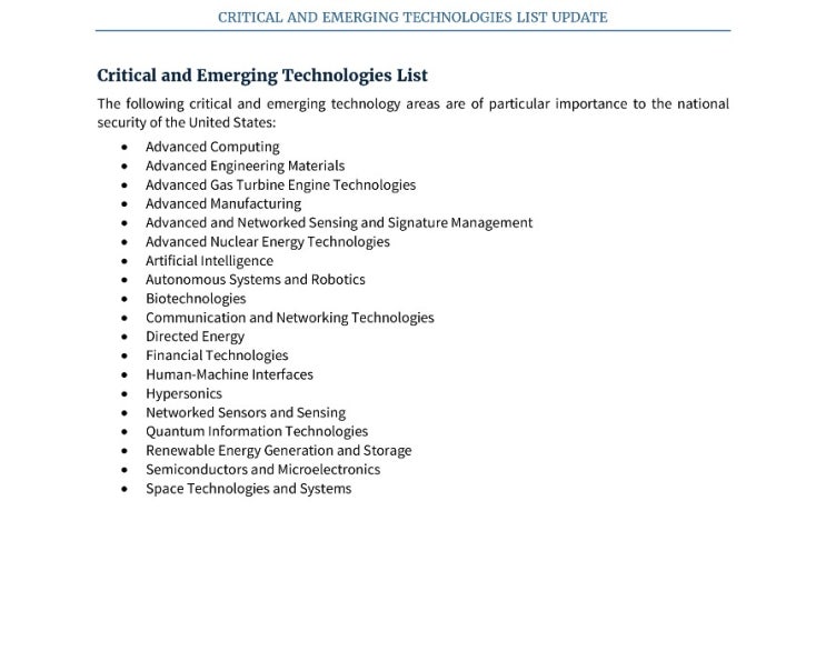 미국 경쟁력 강화를 위한 AI, Critical and Emerging Technologies 쪽 이민 정책 변화/공대생에게 ...