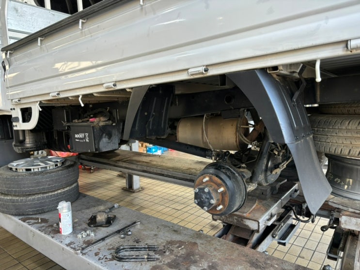 (대전 1톤화물 판스프링 보강.교환) 포터2. 봉고3 lpg ev : 네이버 블로그