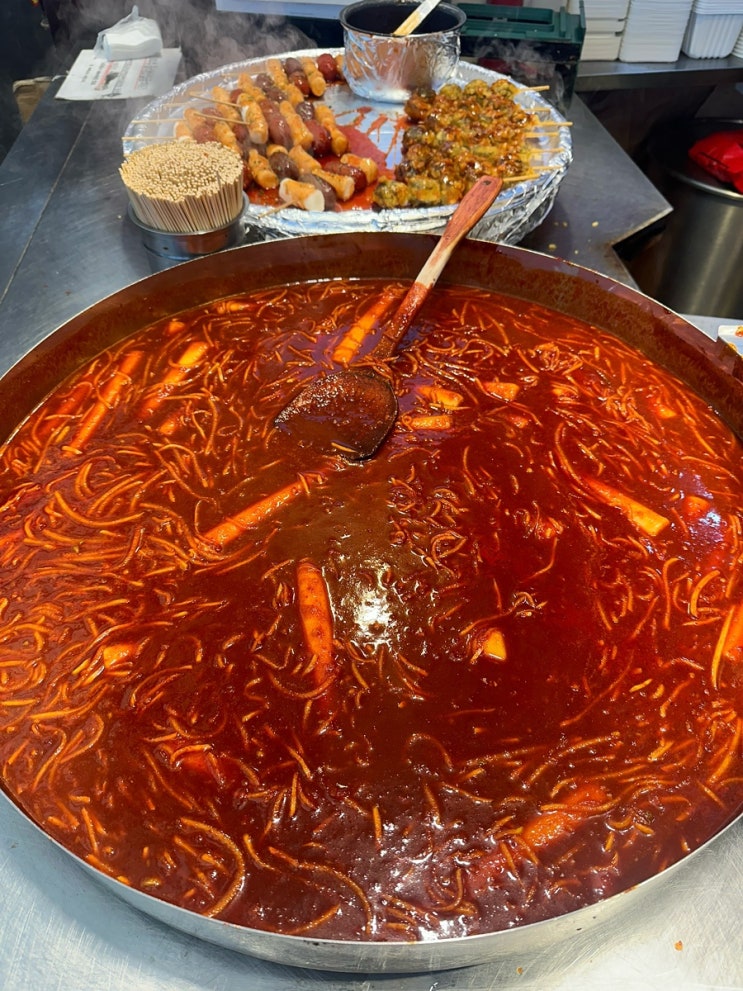 종로5가 광장시장 맛집 무채가득 꾸덕한 매콤달콤 떡볶이 맛집 추천 강가네 떡볶이 네이버 블로그