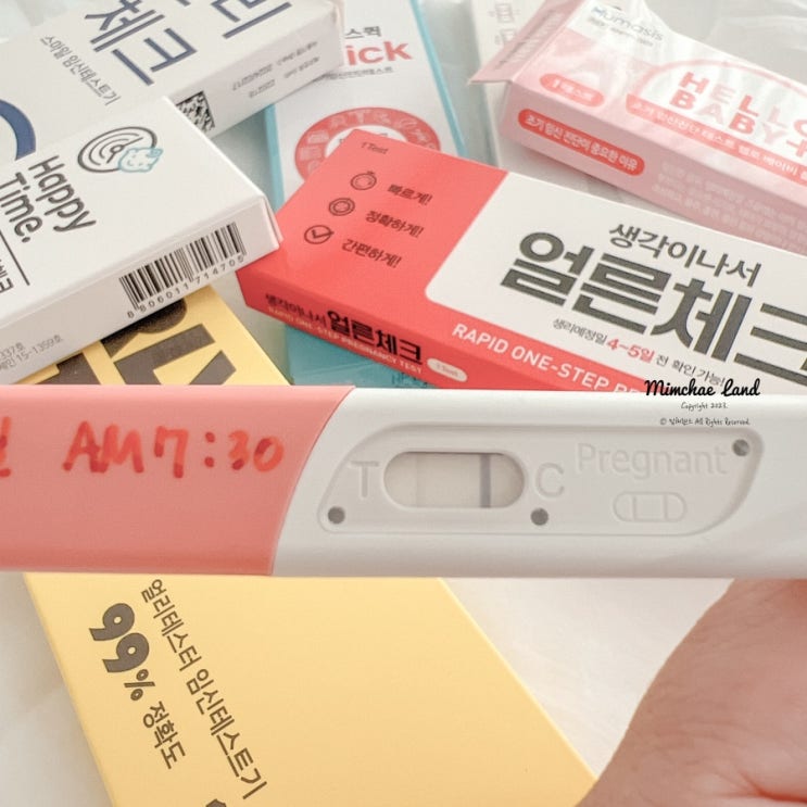 임신테스트기 사용시기 얼리 임테기 사용시기 희미한두줄 정확도 오류 네이버 블로그