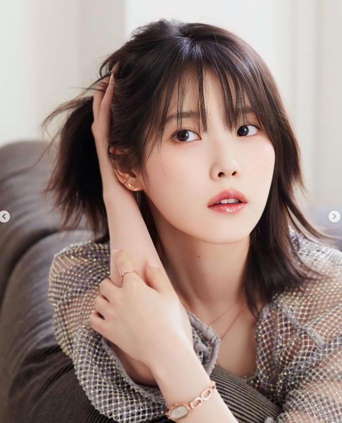 아이유 중단발 레이어드컷 헤어스타일 허쉬컷 관리방법 : 네이버 블로그