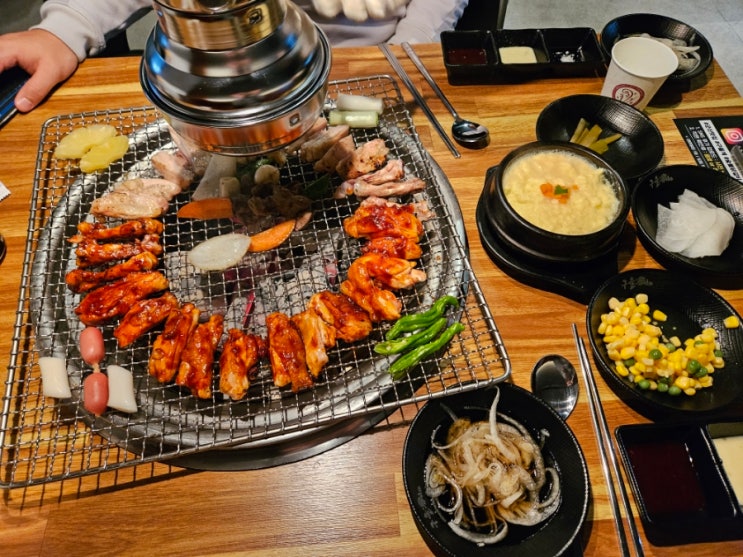 군산 구워주는 고기집 숯불닭구이 구울계 수송동 맛집 네이버 블로그