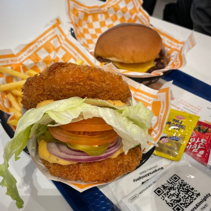 대구동구 버거스올마이티 동대구맛집 동대구역에있는 수제버거 햄버거 맛집놀라지마새우버거 올치즈버거 네이버 블로그