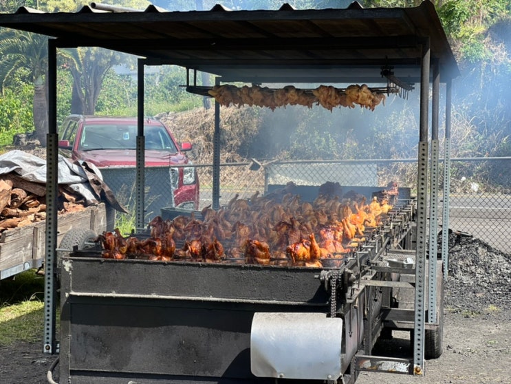 하와이 신혼여행 빅아일랜드 바베큐 맛집 랜디스 훌리 치킨 앤 립스 백종원 스푸파st 훌리치킨 바베큐 운영일 메뉴추천
