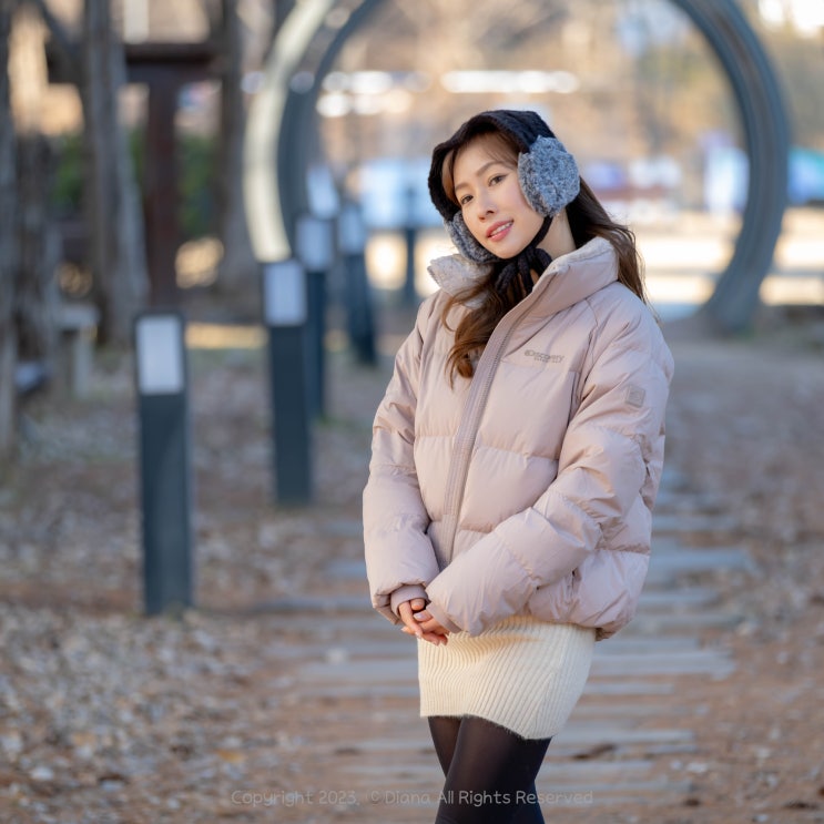 여자 크롭 패딩 추천 디스커버리 올리브 하이넥 숏패딩 목까지 따뜻 네이버 블로그
