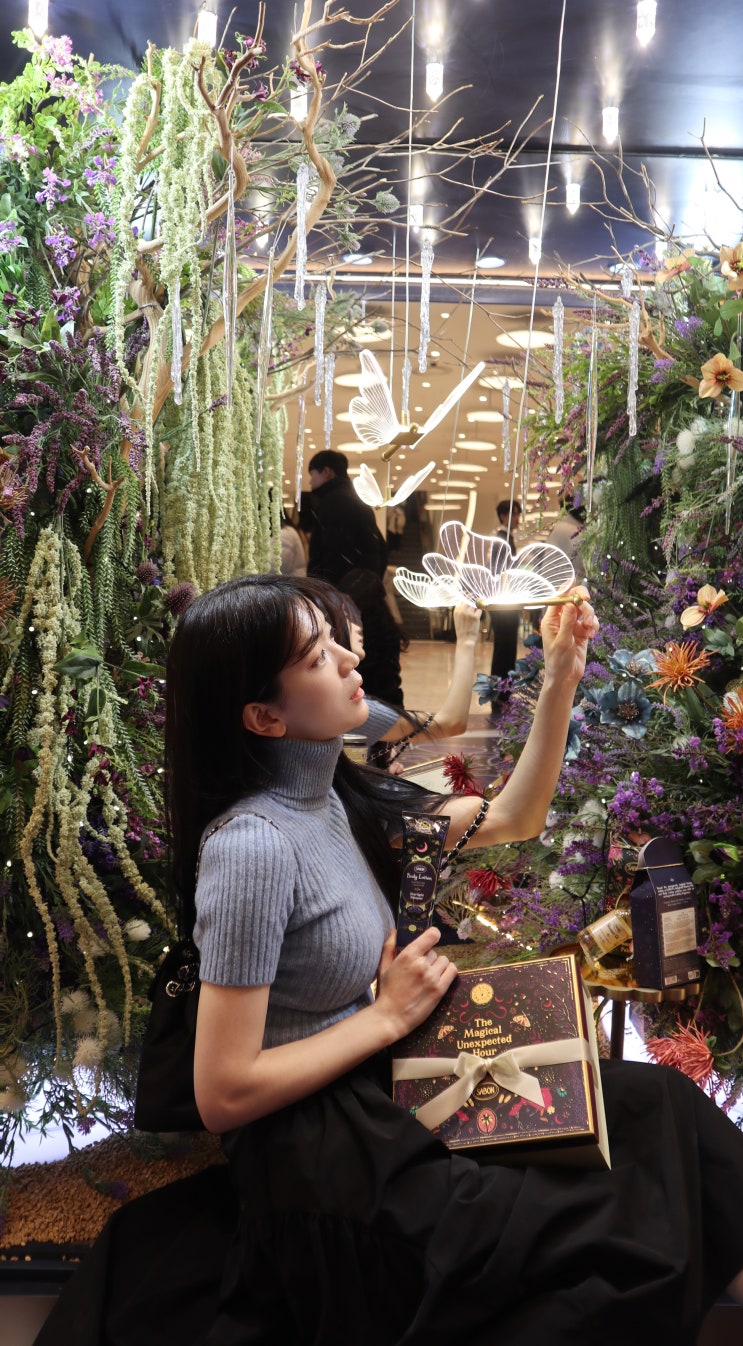 더현대서울 12월 팝업스토어 사봉 홀리데이 컬렉션 스타라이트 부케 넘예뻐 : 네이버 블로그