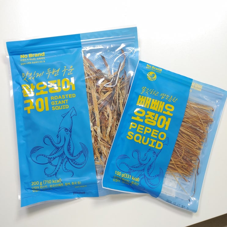 노브랜드 추천상품 간단한 맥주안주 왕오징어구이 빼빼오오징어 네이버 블로그