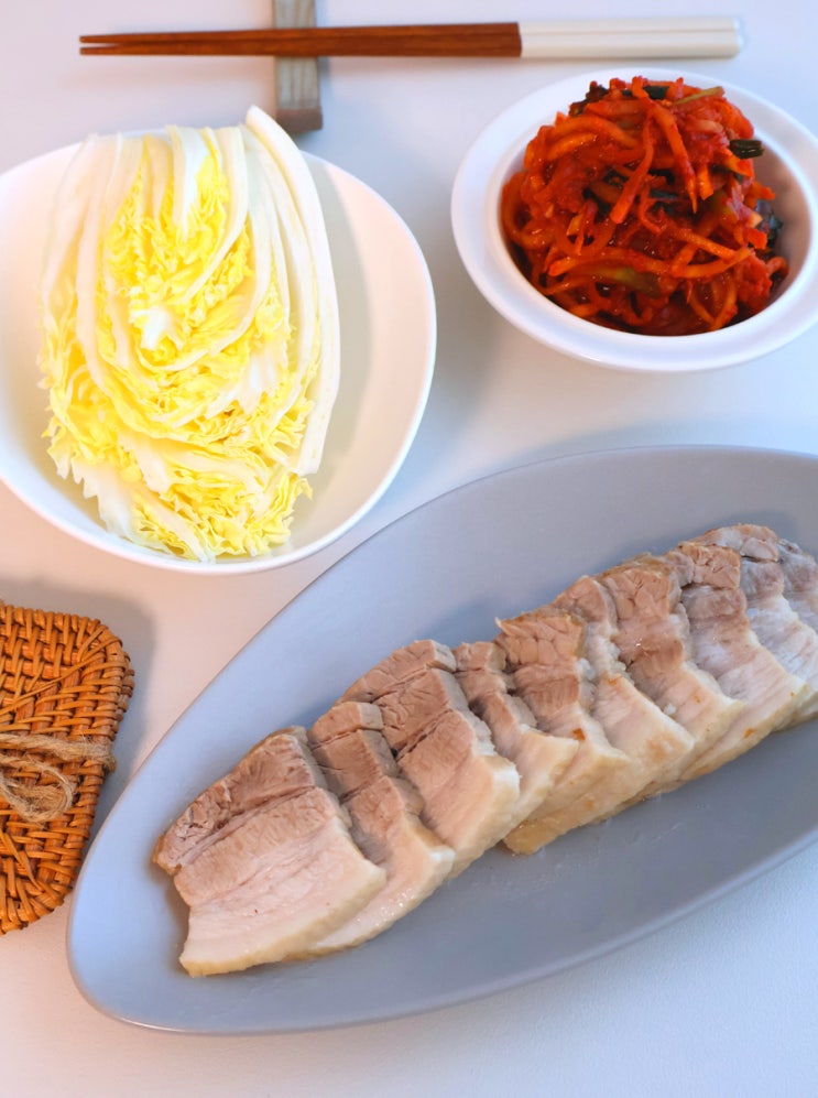 통삼겹 수육 삶는법 삼겹살 수육용 돼지고기 맛있게 삶기 네이버 블로그