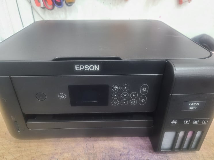 EPSON 엡손 L4160 검정색 안나옴 헤드수리 [프린터수리 잉크잼] : 네이버 블로그