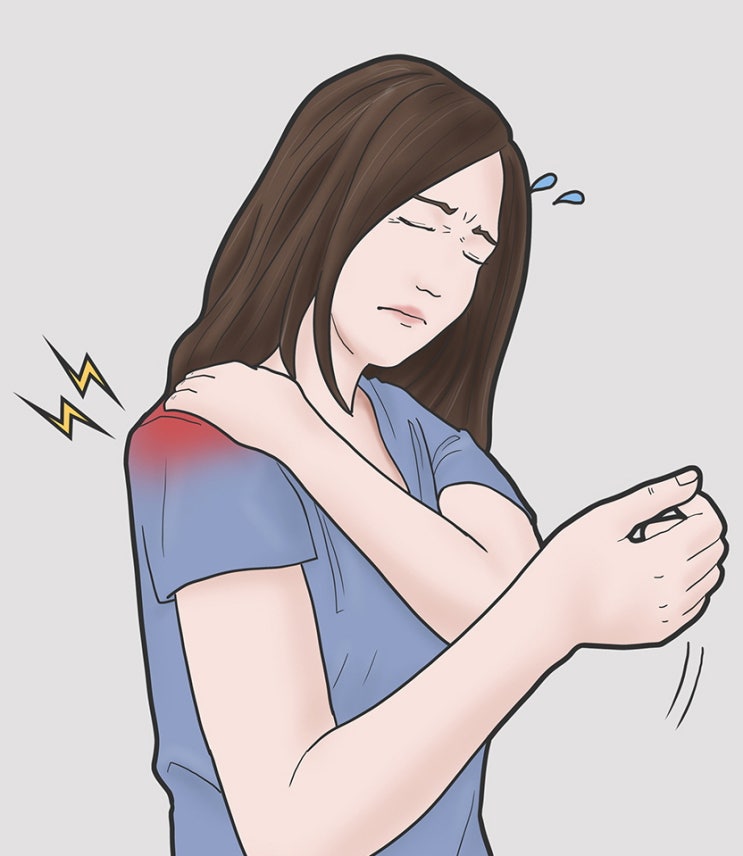 액와신경 포착 삼각근 소원근 이상 어깨관절 통증 오십견의 원인 일산 가로세로한의원 네이버 블로그