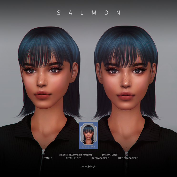 심즈4 CC 헤어 // MMSIMS Hair Salmon : 네이버 블로그