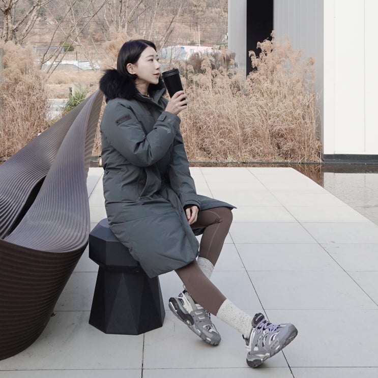디스커버리 여성 롱패딩 추천 완전 따뜻한 베르겐 윈드스토퍼 구스패딩 네이버 블로그