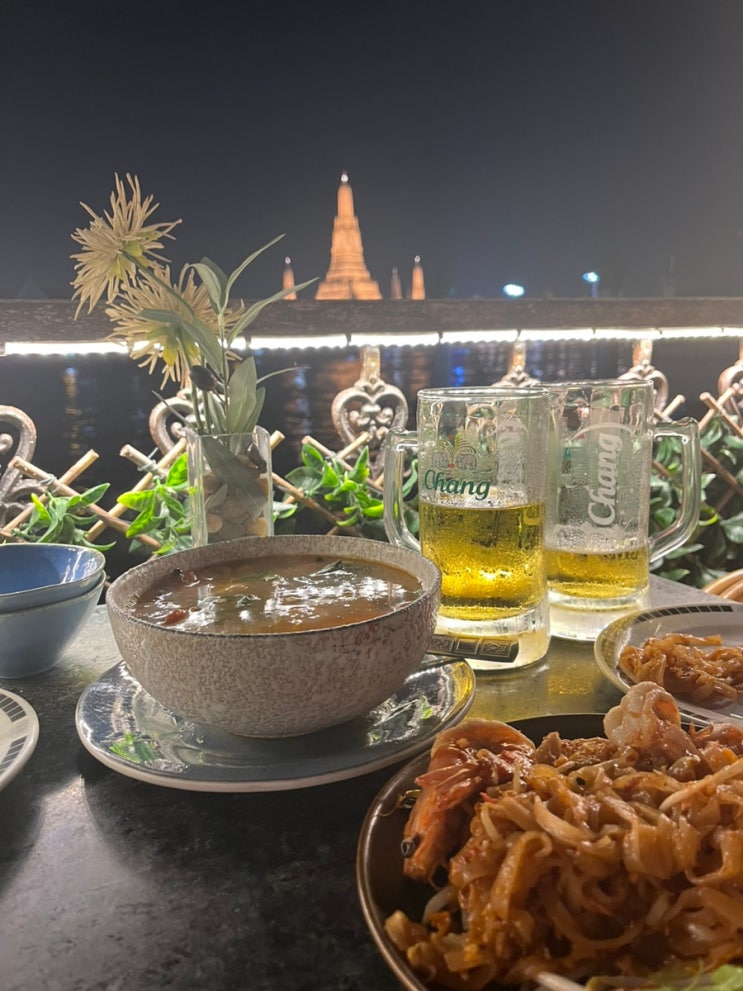 [태국여행] 왓아룬(Wat Arun)뷰 맛집 '타 아룬(THA ARUN)' 방문 후기 / 예약방법 / 메뉴 : 네이버 블로그