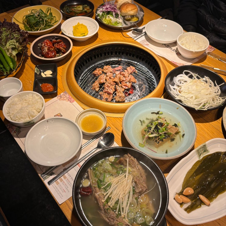 평택안성갈비맛집 백제갈비 대형 고기집 상세 후기 네이버 블로그