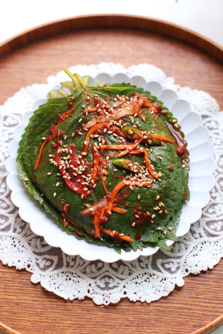 매콤 깻잎 양념장 깻잎무침 백종원 깻잎김치 만드는 법 양념 깻잎 반찬 깻잎김치만들기 네이버 블로그