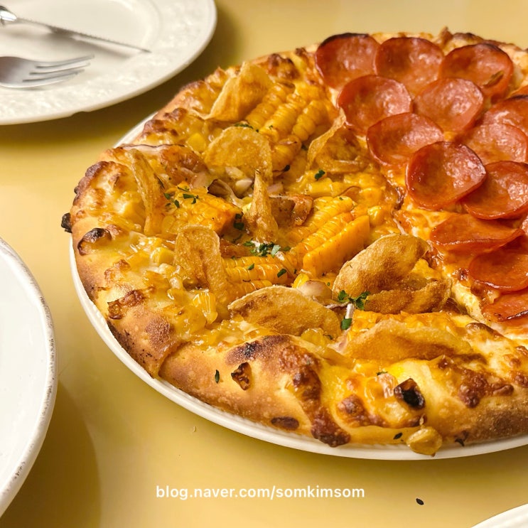 한남 파이프그라운드 분위기 좋은 옥수수 피자 바나나맥주 맛집 네이버 블로그