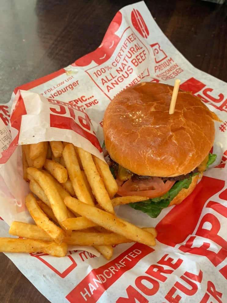 [시카고 맛집] 에픽 버거 Epic Burger / 주문 팁 / 시카고 햄버거 : 네이버 블로그