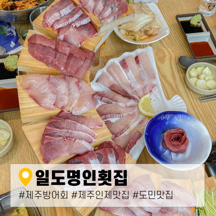 제주 인제 공항 근처 내돈내산 방어회 도민 맛집 일도명인횟집 네이버 블로그