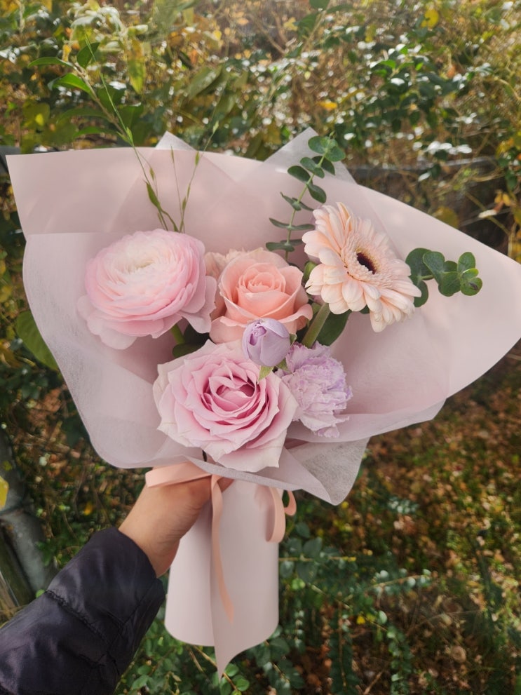반여동꽃집 해운대꽃집 부산꽃배달 11월 데일리꽃다발2 모음 꽃자판기 네이버 블로그